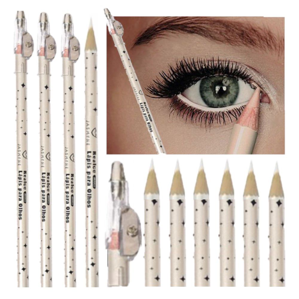 Lapis Branco para Olhos com Apontador em Atacado Jasmyne - 24 Unid ...
