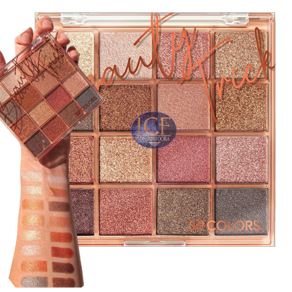 Sp Colors - Paleta de Sombra Beauty Trick SP287 - Kit C/6 ...