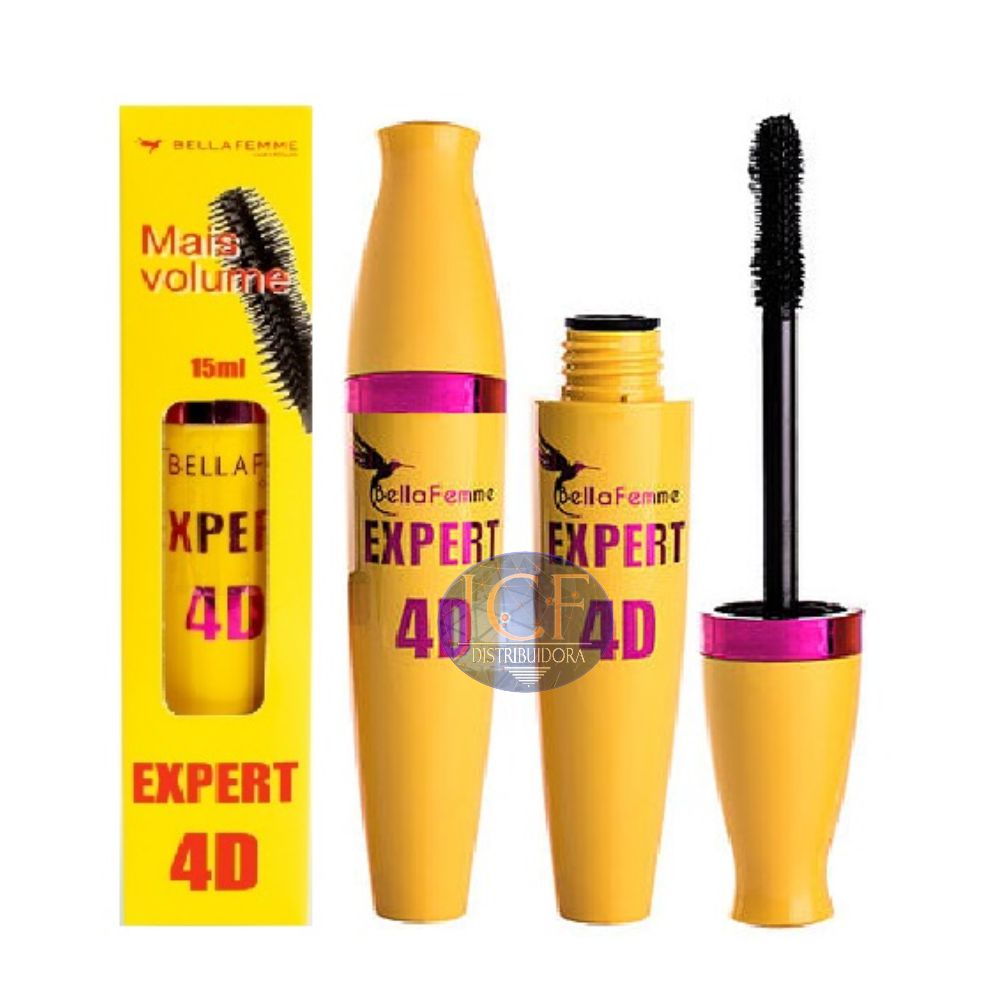 Bella Femme - Máscara para Cílios 4D BF10009B - 12 und - Distribuidora JCF: Maquiagem e ...