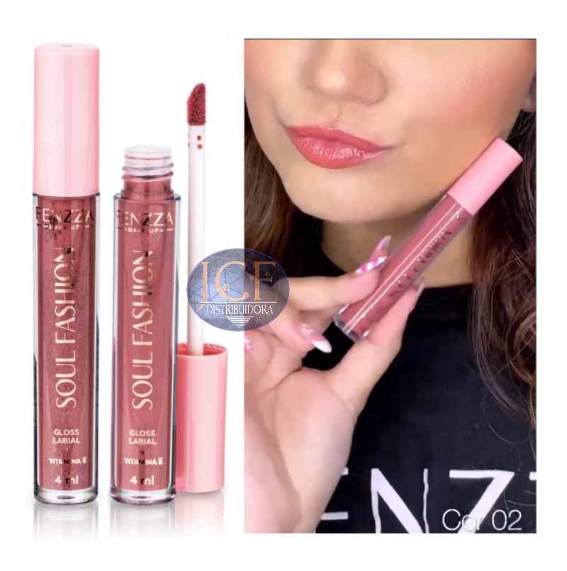 Fenzza - Lip Gloss Soul Fashion FZ22009 - 04 Unid - Distribuidora JCF ...