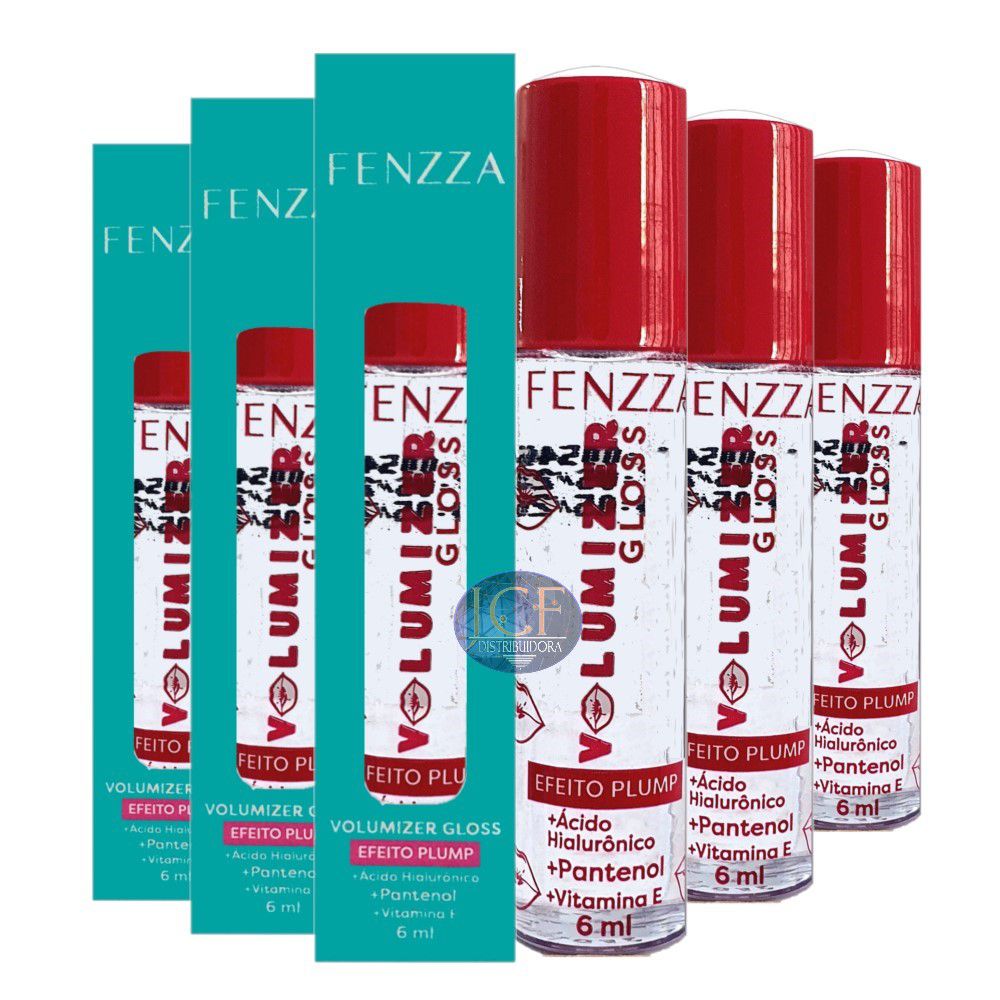 Fenzza - Gloss Volumizer Efeito Plump FZ22014 - 24 Unid ( Validade: 05/ ...
