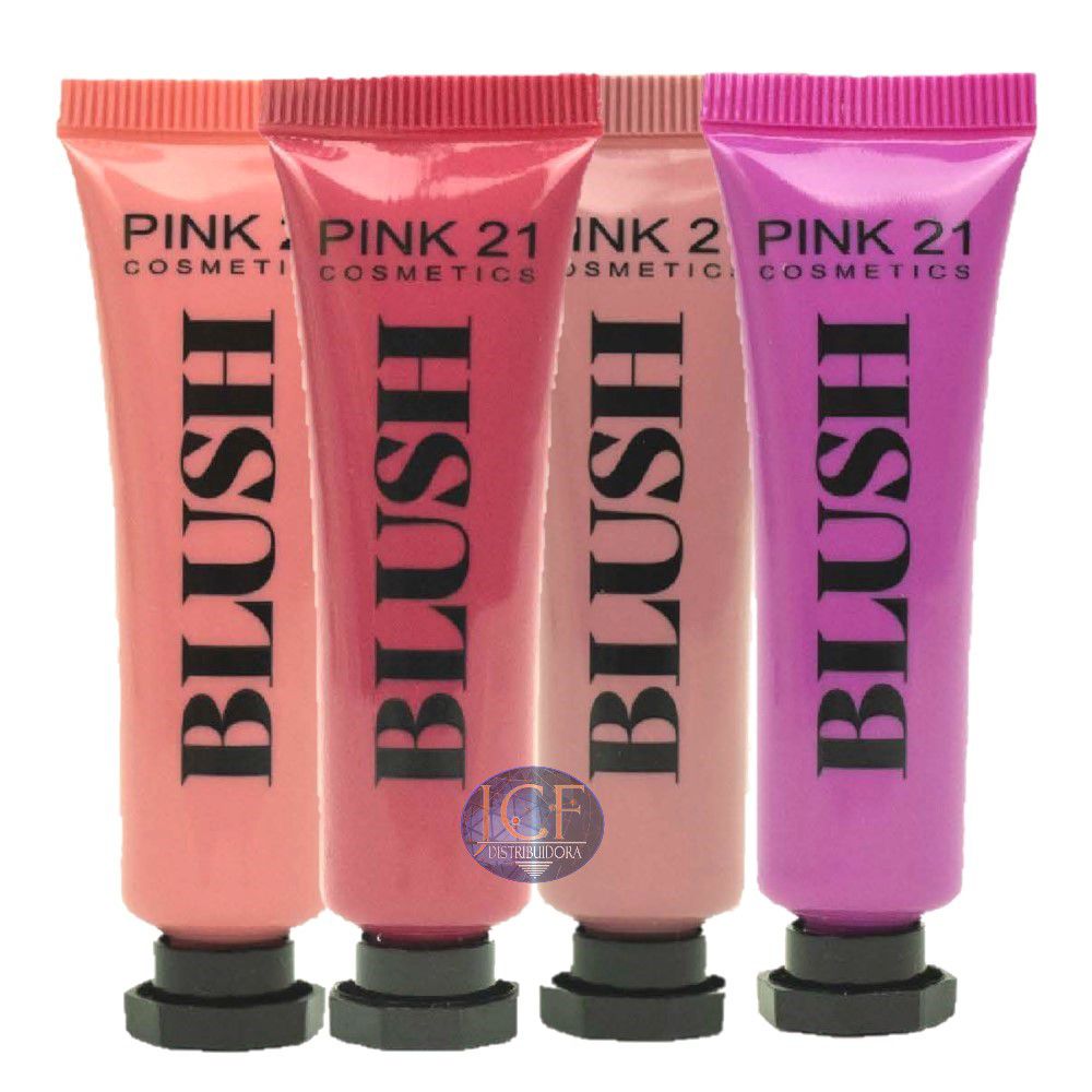 Pink 21 - Blush Cremoso com Efeito Matte CS3646 - 24 Unid - Distribuidora JCF: Maquiagem e ...