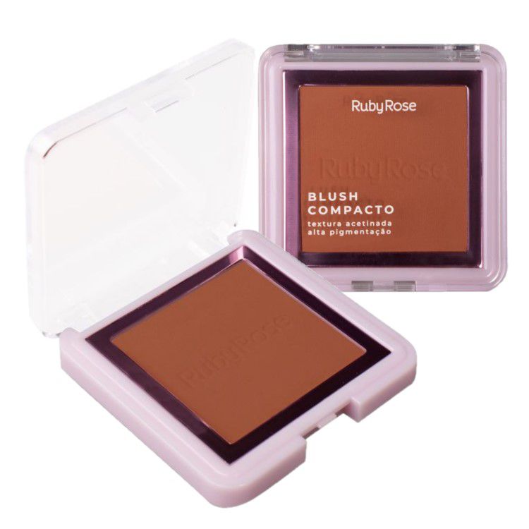 Ruby Rose - Blush Compacto Alta Pigmentação HB861 - 24 Unid ...