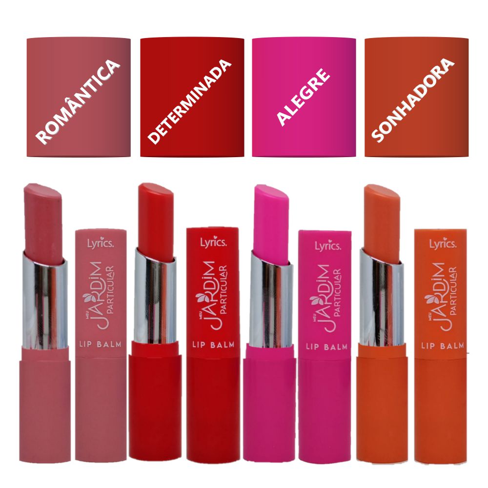 Lyrics Lip Balm Meu Jardim Particular HB102204 - Kit C/24 un - Distribuidora JCF: Maquiagem e ...