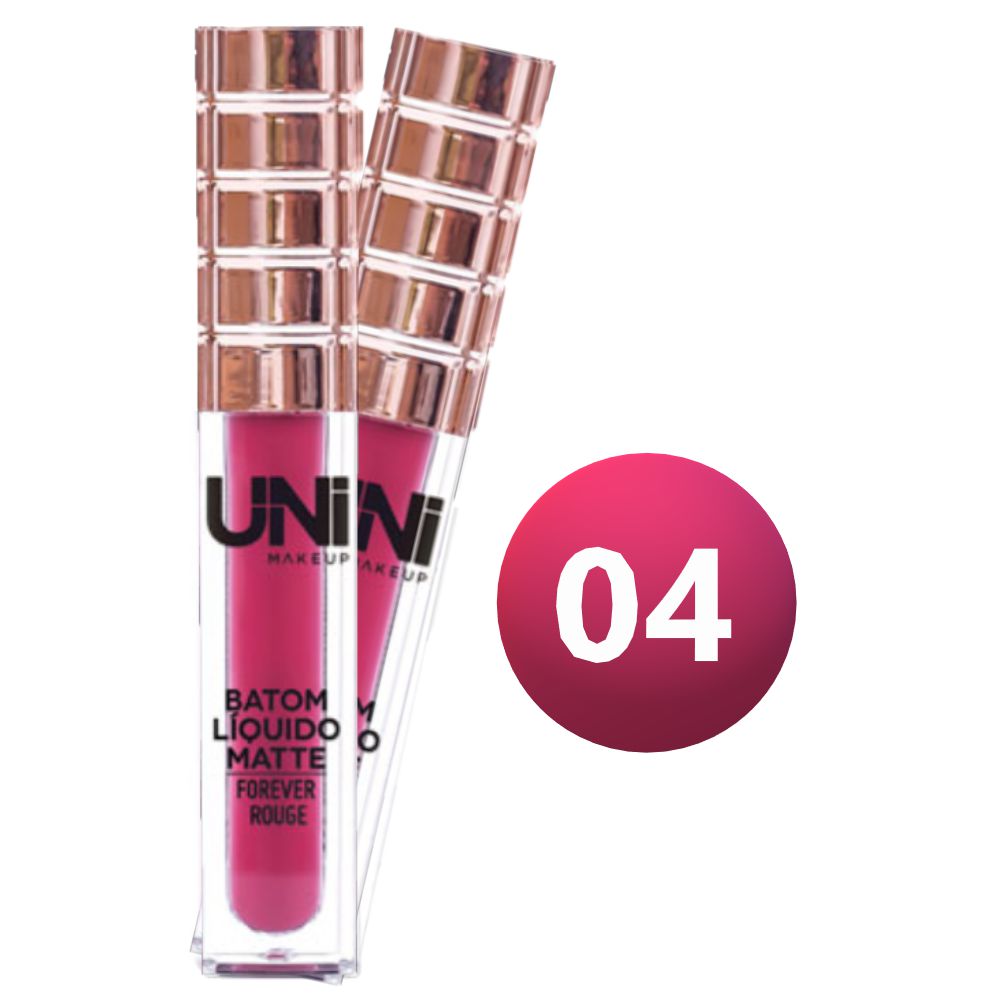 Uni Makeup - Batom Liquido Matte Forever Rouge - 24 und - Distribuidora ...