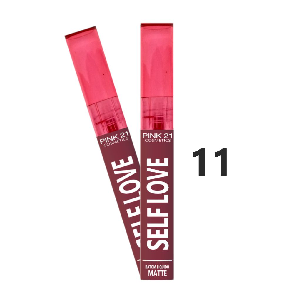 Pink 21 - Batom Líquido Matte Self Love CS3711 B - 6 Und ...