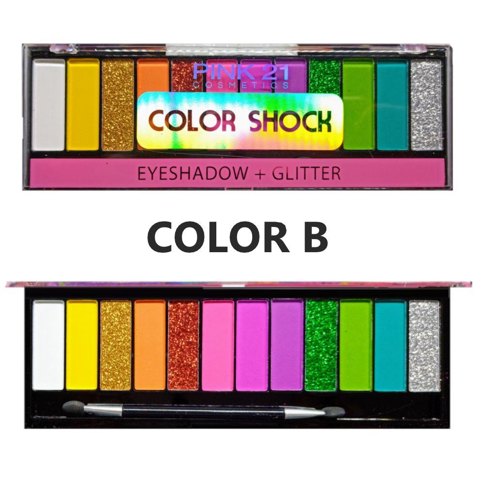 Pink21 - Paleta de Sombra Color Shock CS3486 - UNIT - Distribuidora JCF: Maquiagem e Cosméticos ...