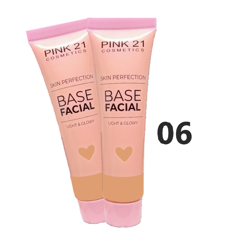 Pink21 - Base Facial Light e Glowy CS3687 - Kit C/24 Und ...