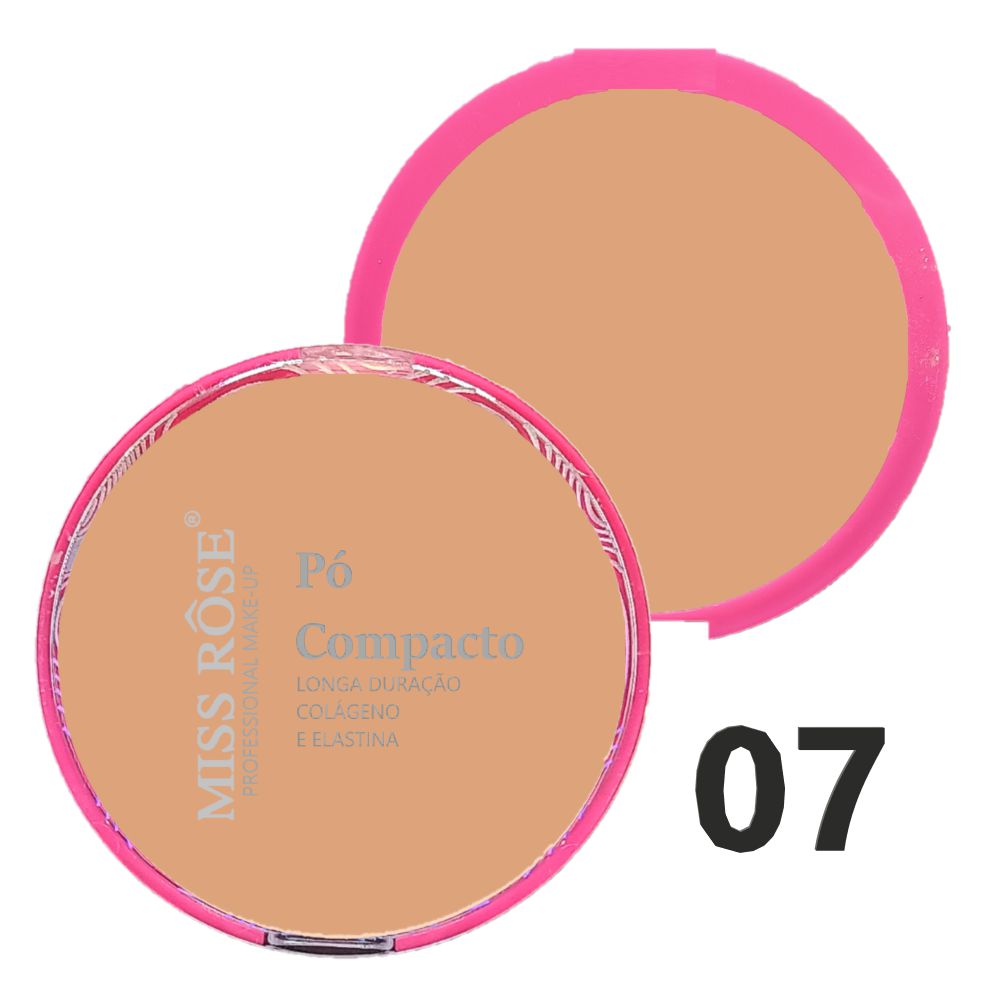 Miss Rose - Po compacto Medios e Escuro com Proteção Solar - 16 Und ...