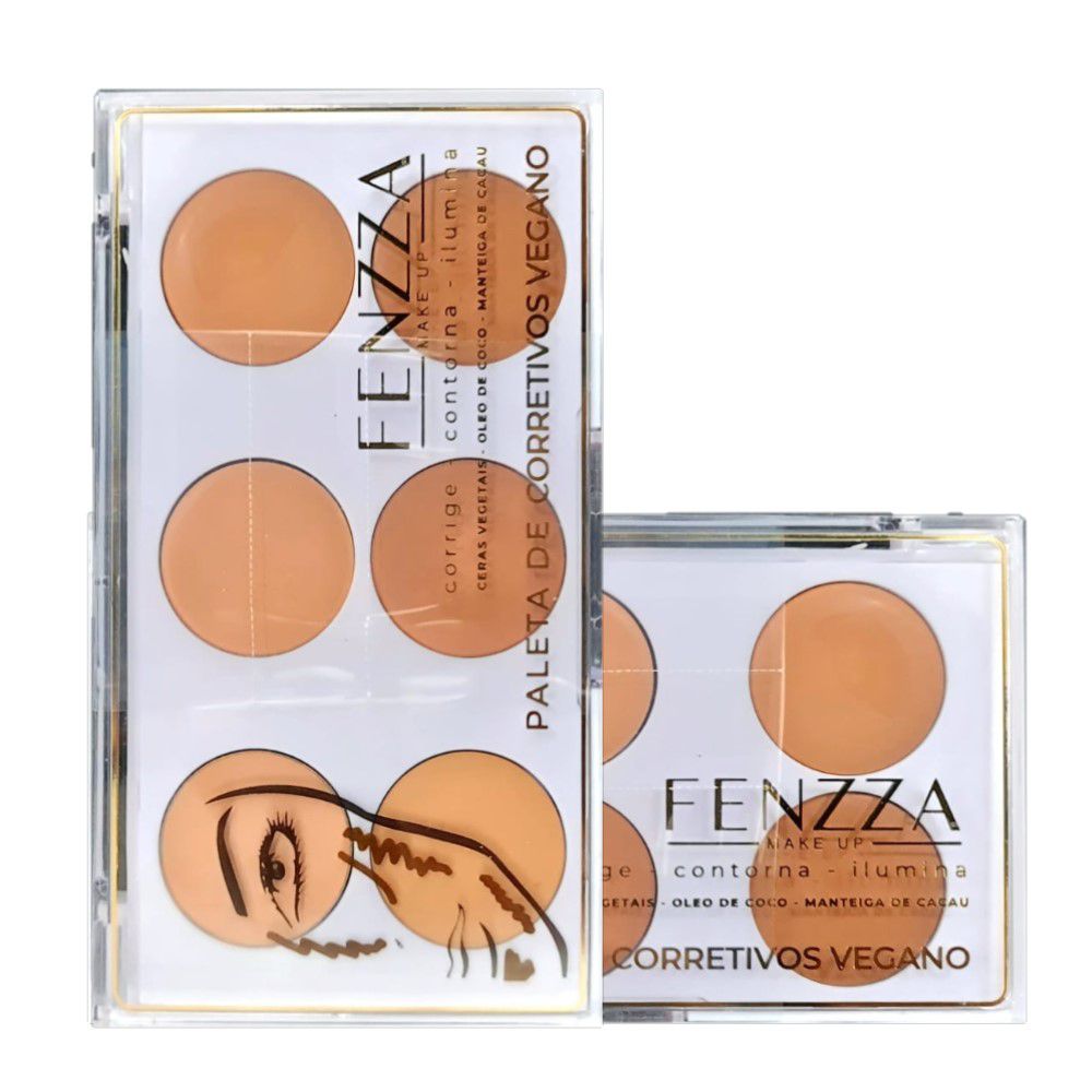 Fenzza - Paleta de Corretivo Vegano FZ31020 - UNIT - Distribuidora JCF ...
