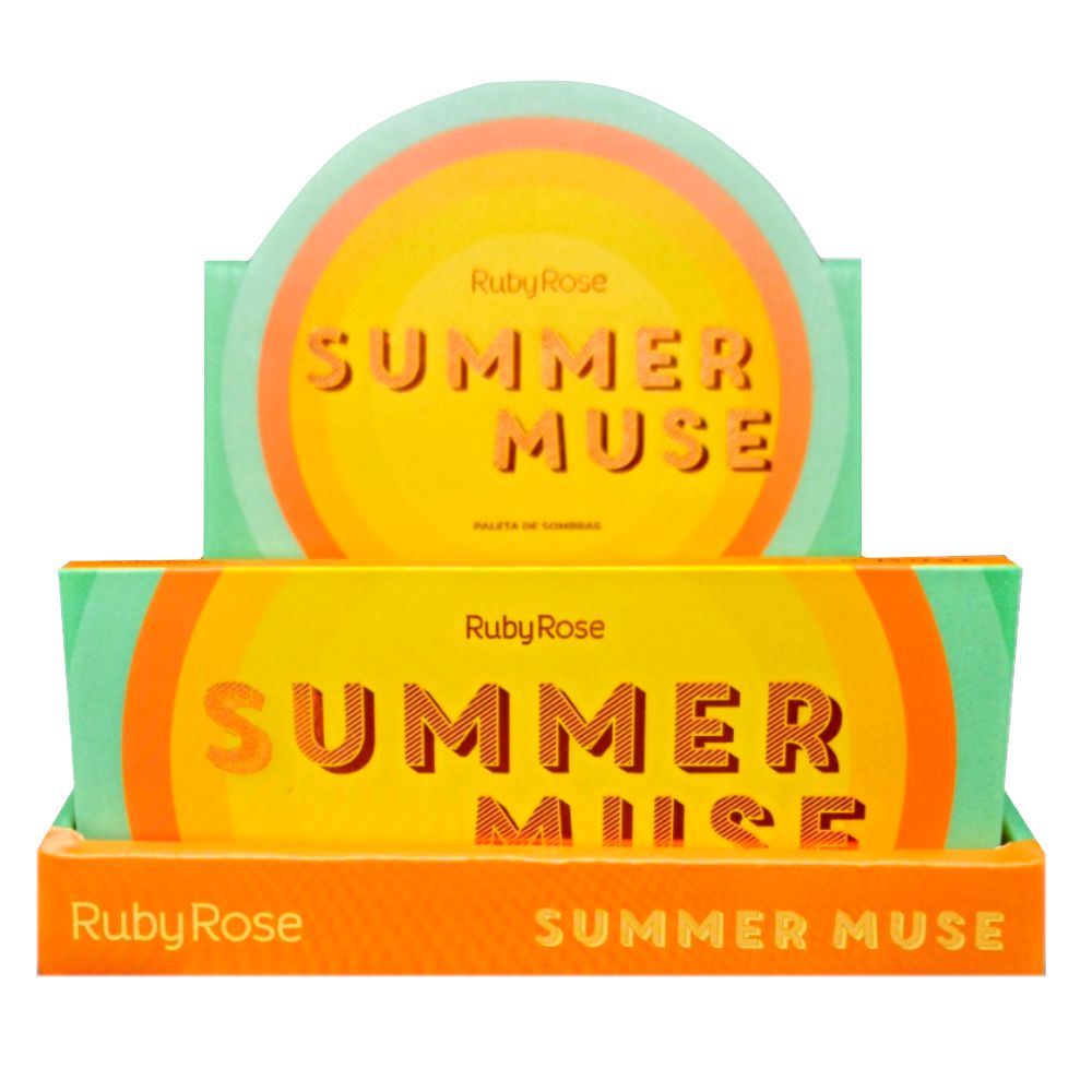 Ruby Rose - Paleta de Sombras Summer Muse HBF537 - 12 Und ...