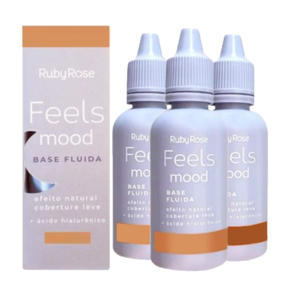 Ruby Rose - Base Fluida Tons Medios Escuro HB901-G2 - 06 Und ( Val 02/ ...