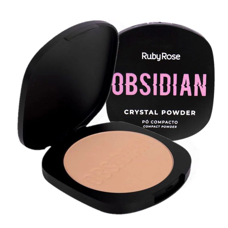 Ruby Rose - Pó Crystal Powder OBSIDIAN HB1800 G1 - 05 Unid ...