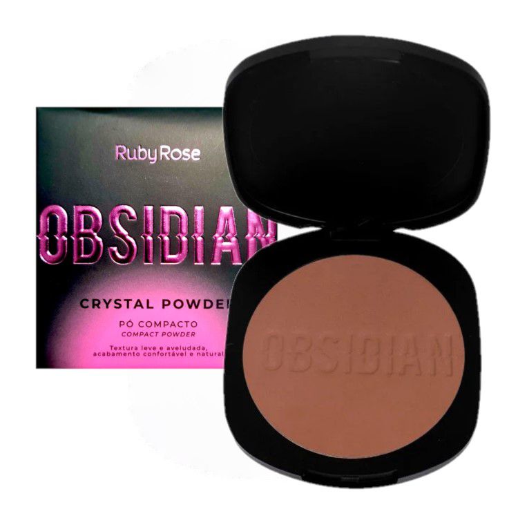 Ruby Rose - Pó Crystal Powder OBSIDIAN HB1800 G2 - 04 Unid ...