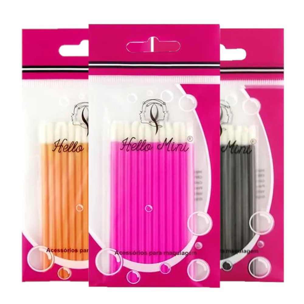 Hello Mini - 12 Pincel com Esponja CV359- 01 Pacote - Distribuidora JCF ...