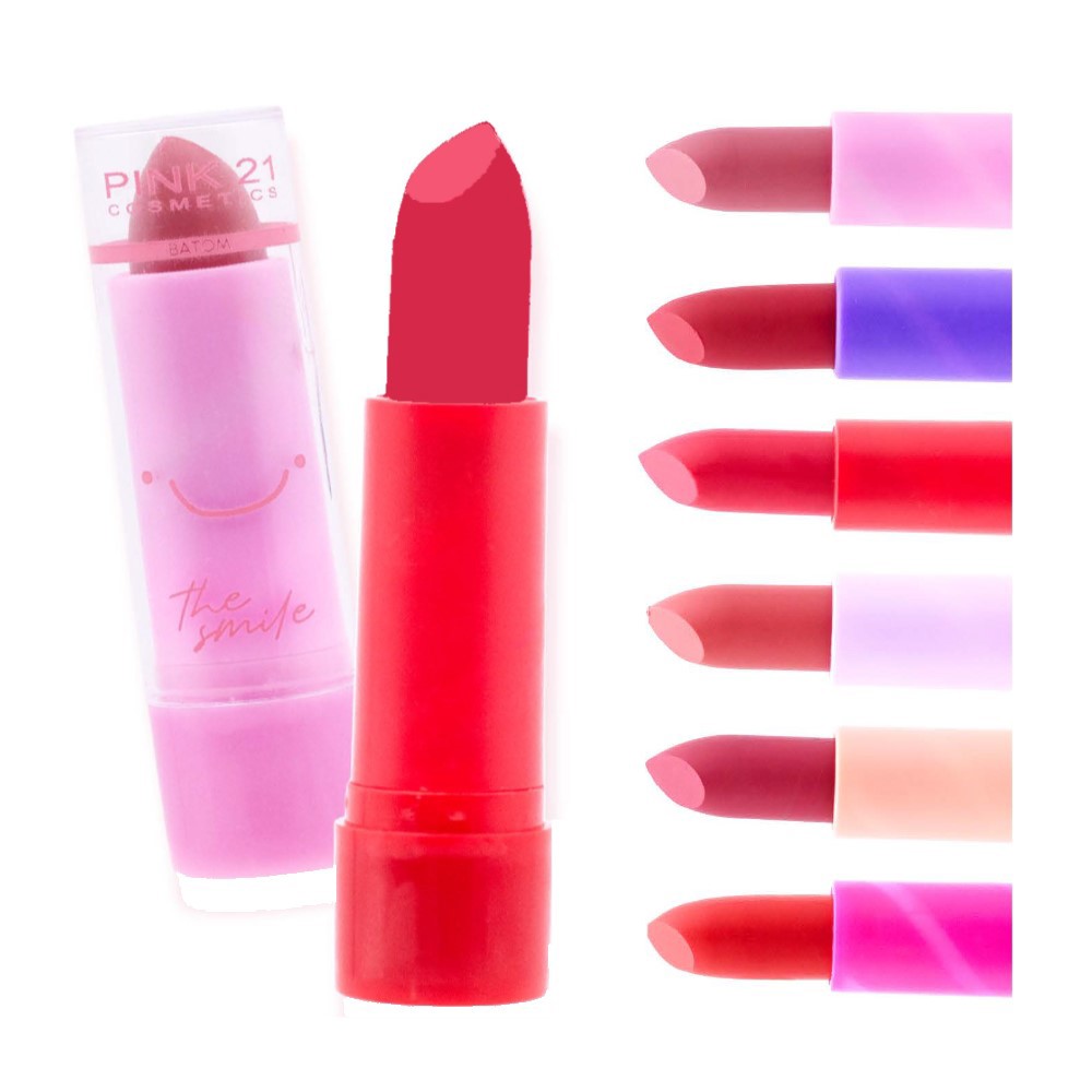 Pink 21 - Batom Soft Matte Smile CS4351 - 6 Und - Distribuidora JCF ...