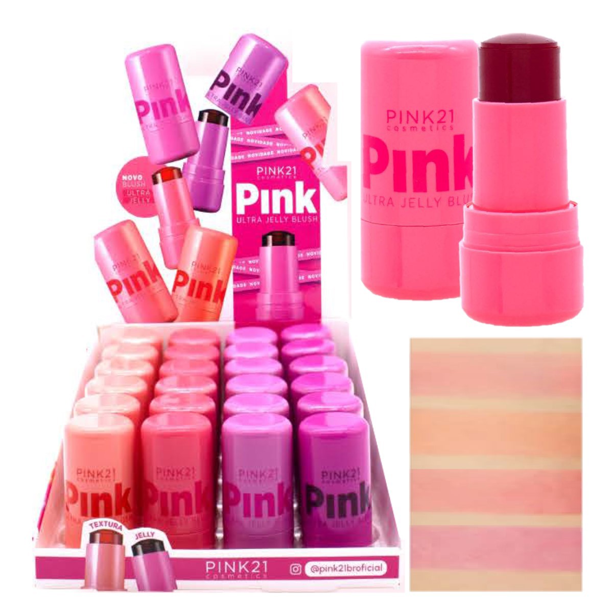 Pink 21 - Ultra Jelly Blush CS5269 - 24 Und - Distribuidora JCF ...