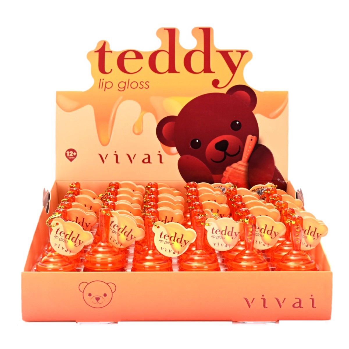 Vivai - Lip Gloss Pote de Mel Teddy 3183 - 36 Und - Distribuidora JCF ...