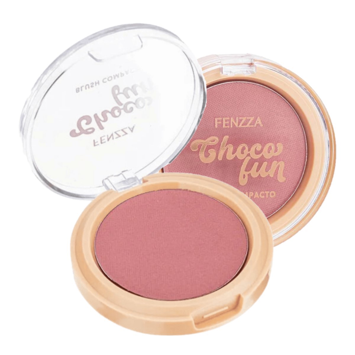 Fenzza - Blush Compacto Choco Fun FZ41001 - 4 Und - Distribuidora JCF: Maquiagem e Cosméticos no ...