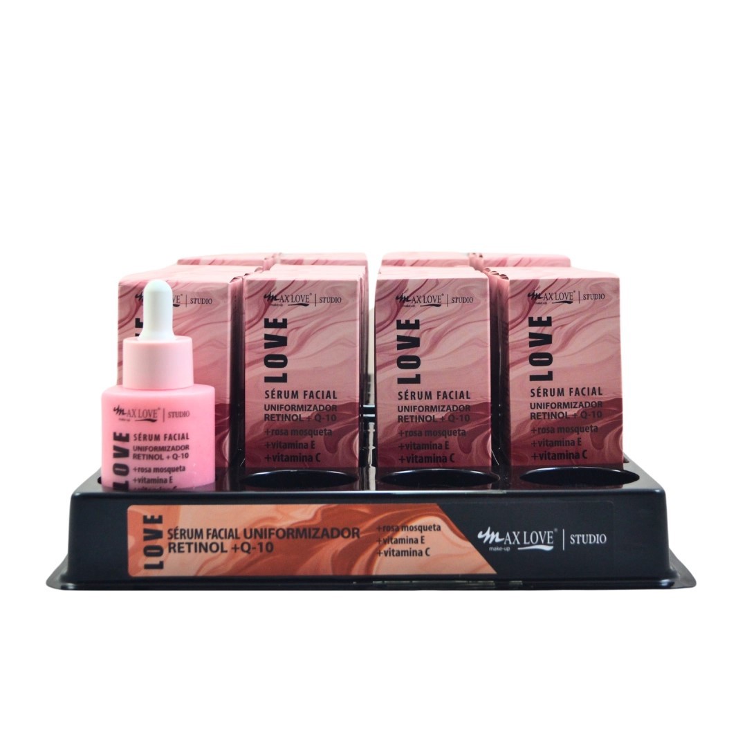 Max Love - Serum Uniformizador Retinol + Q-10 - 24 Und - Distribuidora JCF: Maquiagem e ...