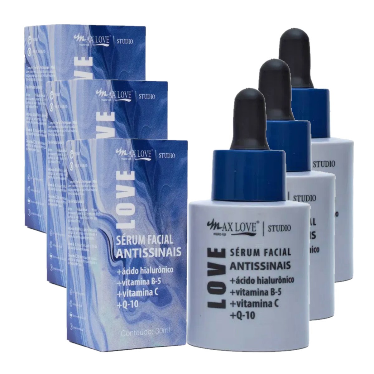 Max Love - Serum Antissinais Q10 - UNIT - Distribuidora JCF: Maquiagem ...