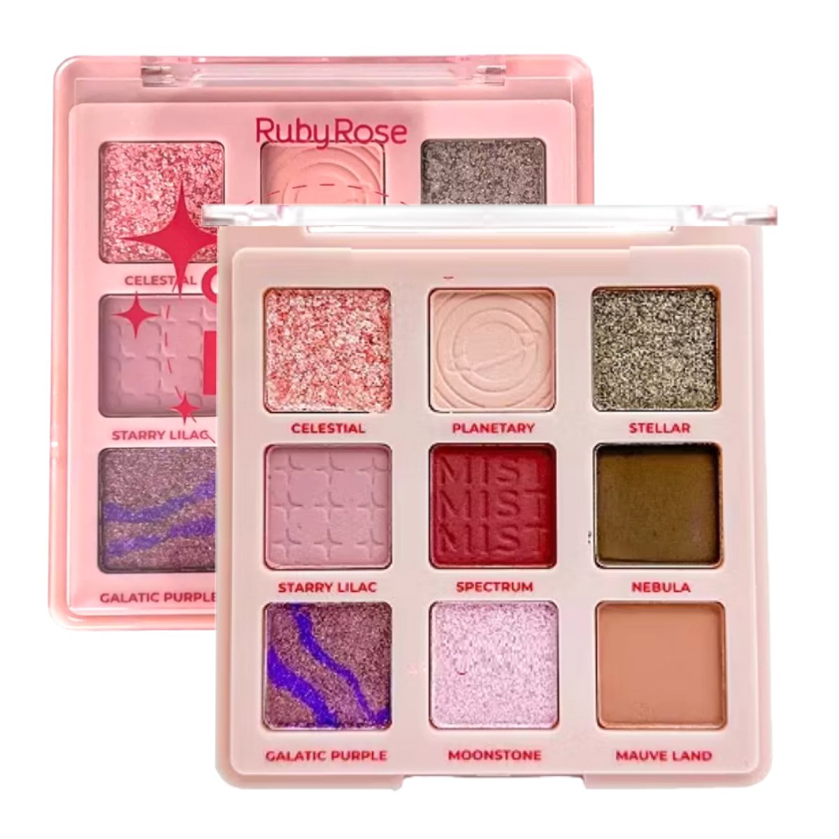 Ruby Rose - Paleta de Sombras Cosmic Mist HBE2204 - 6 Und ...