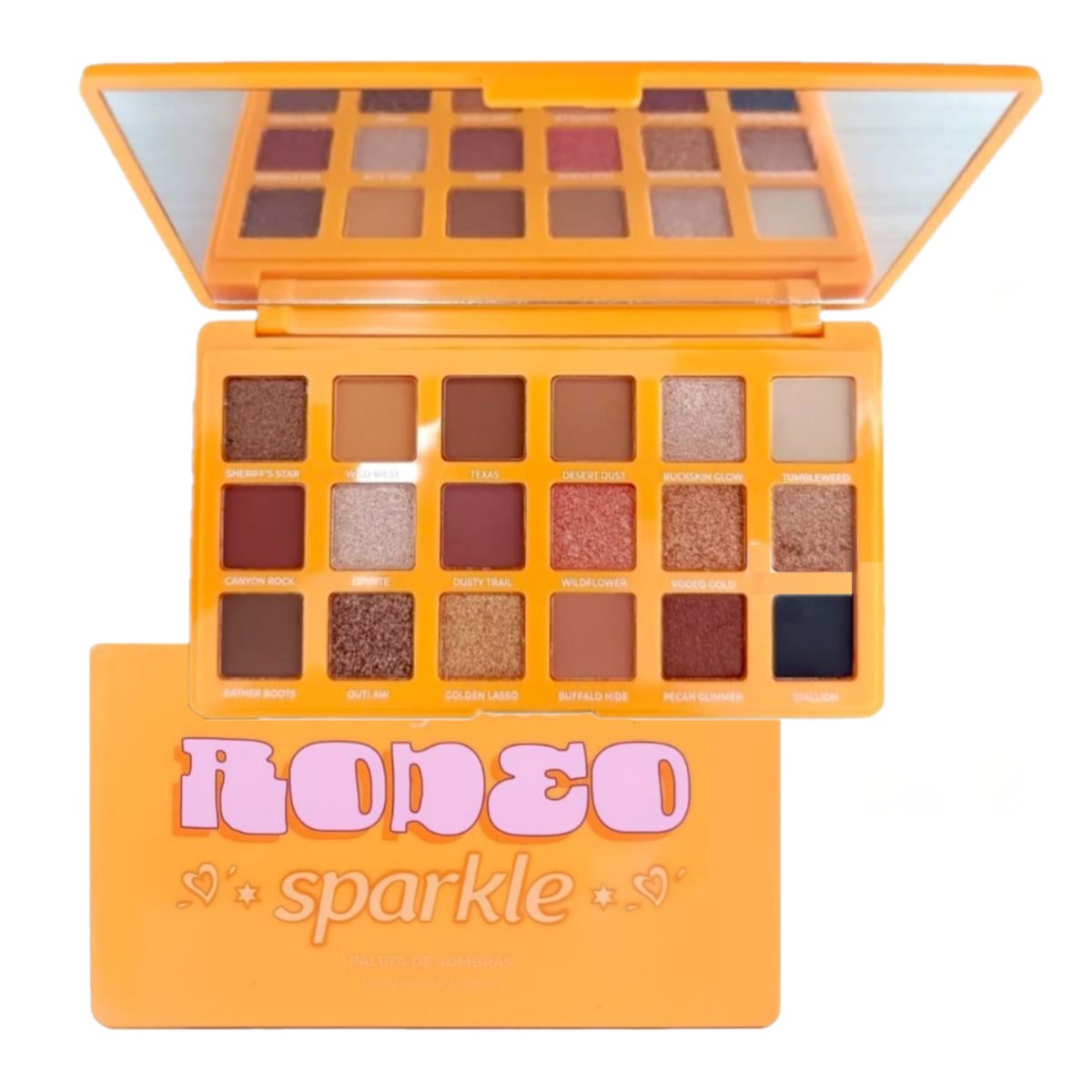 Ruby Rose - Paleta de Sombra com Espelho RODEO F2610 - Distribuidora JCF: Maquiagem e Cosméticos ...