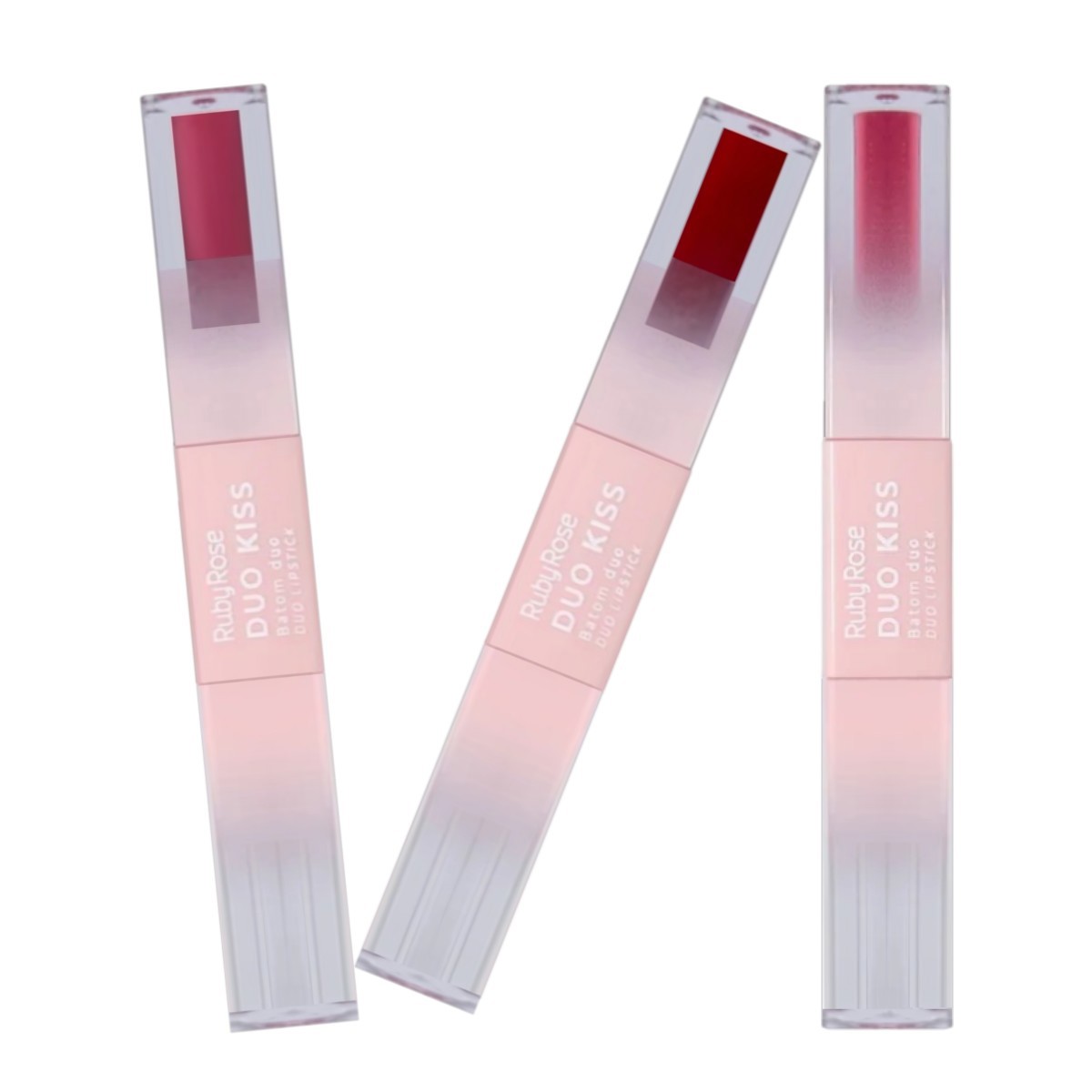 Ruby Rose - Batom Duo Kiss Lipstick L6203 G1 - 36 Und - Distribuidora JCF: Maquiagem e ...