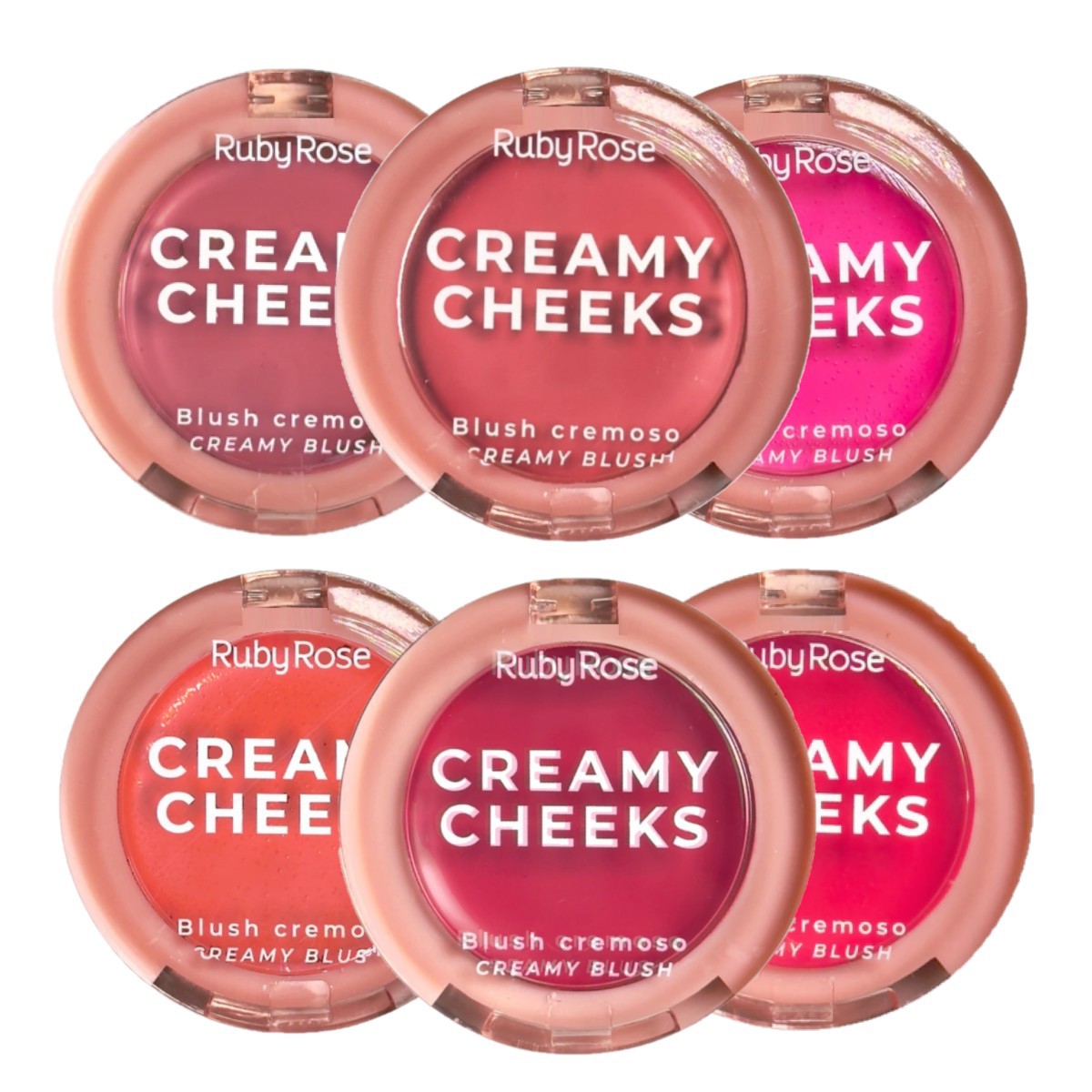 Ruby Rose - Blush Cremoso Creamy Cheeks M02 - 36 Und - Distribuidora ...