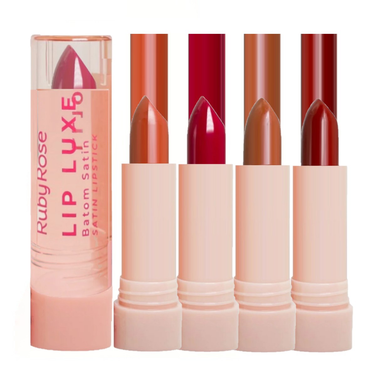 Ruby Rose - Batom Satin Lip Luxe L6000 G2 - 24 Und - Distribuidora JCF ...
