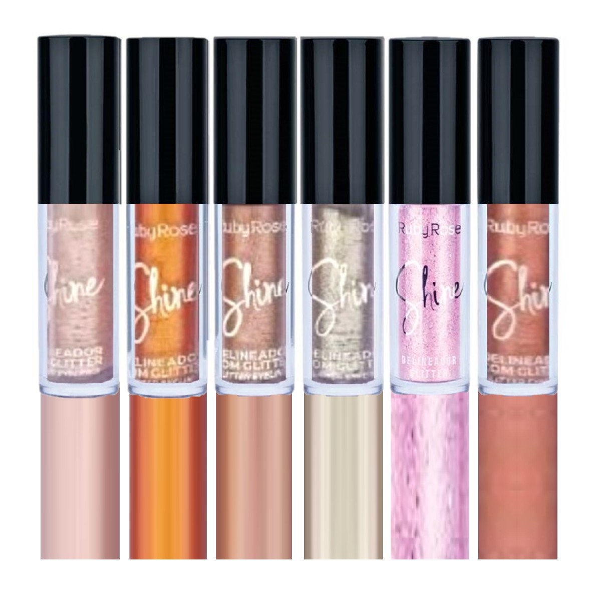 Ruby Rose - Delineador Glitter SHine HBF8416 - 36 Und - Distribuidora ...