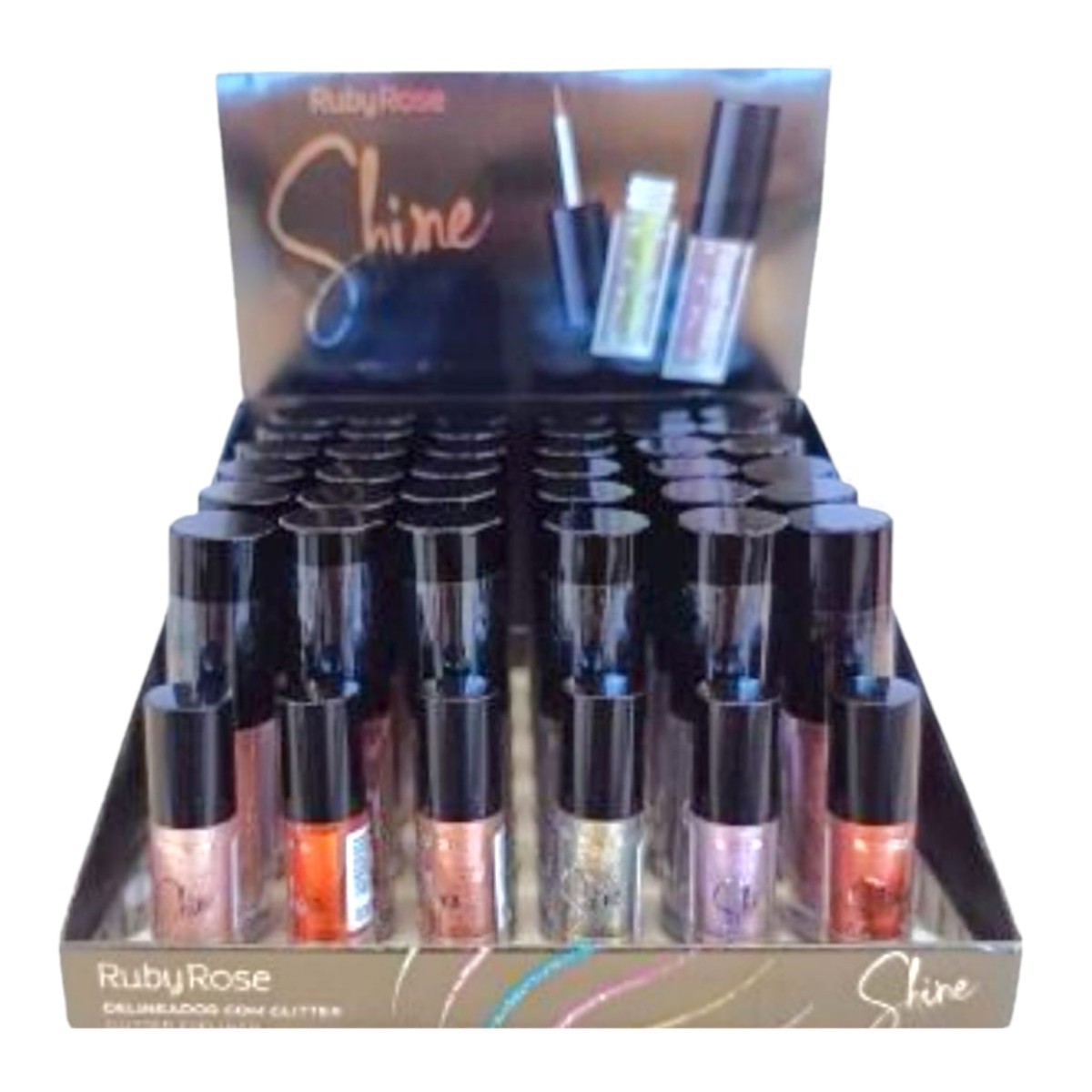 Ruby Rose - Delineador Glitter SHine HBF8416 - 36 Und - Distribuidora ...
