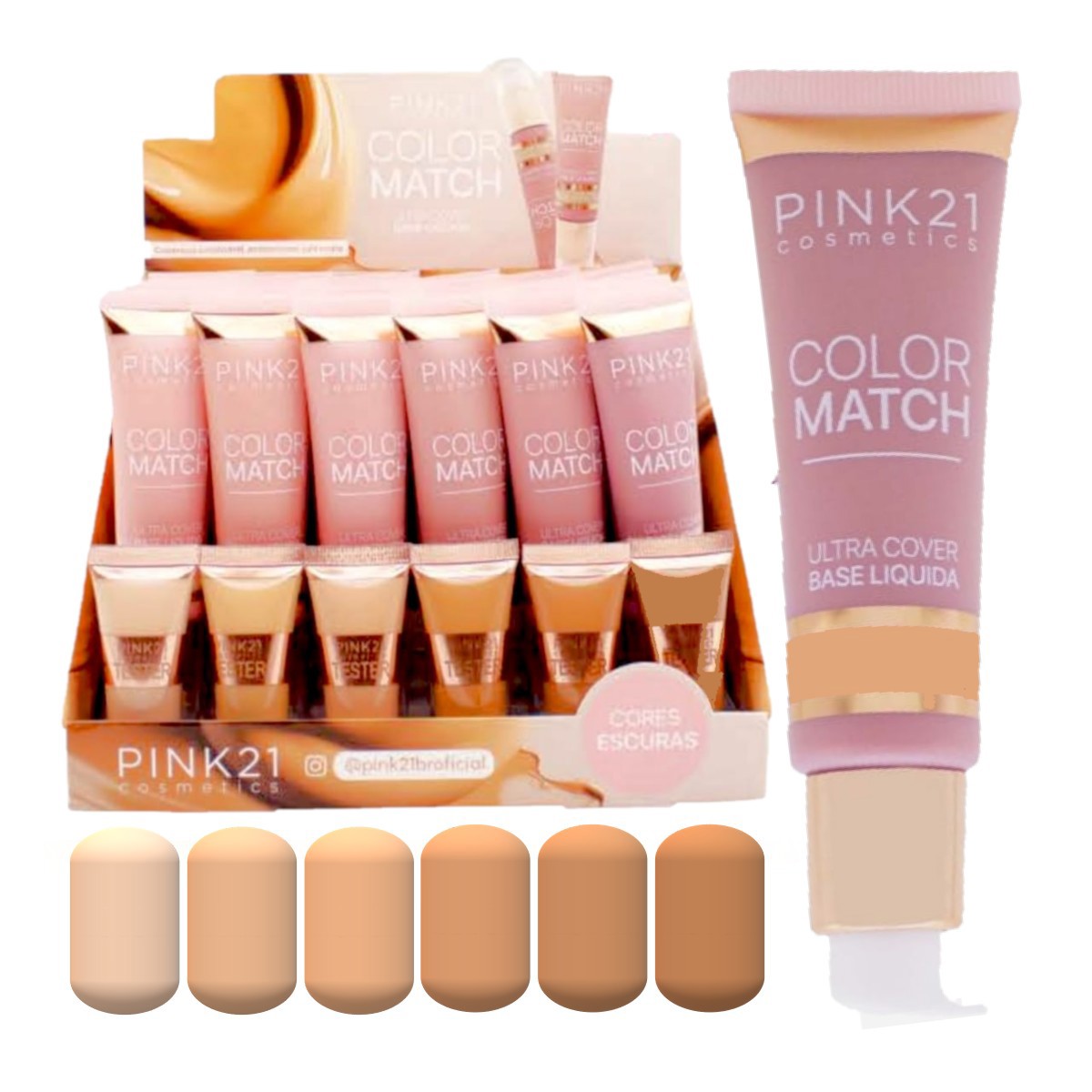 Pink 21 - Base Color Match Pump CS4661 - 6 Und - Distribuidora JCF ...