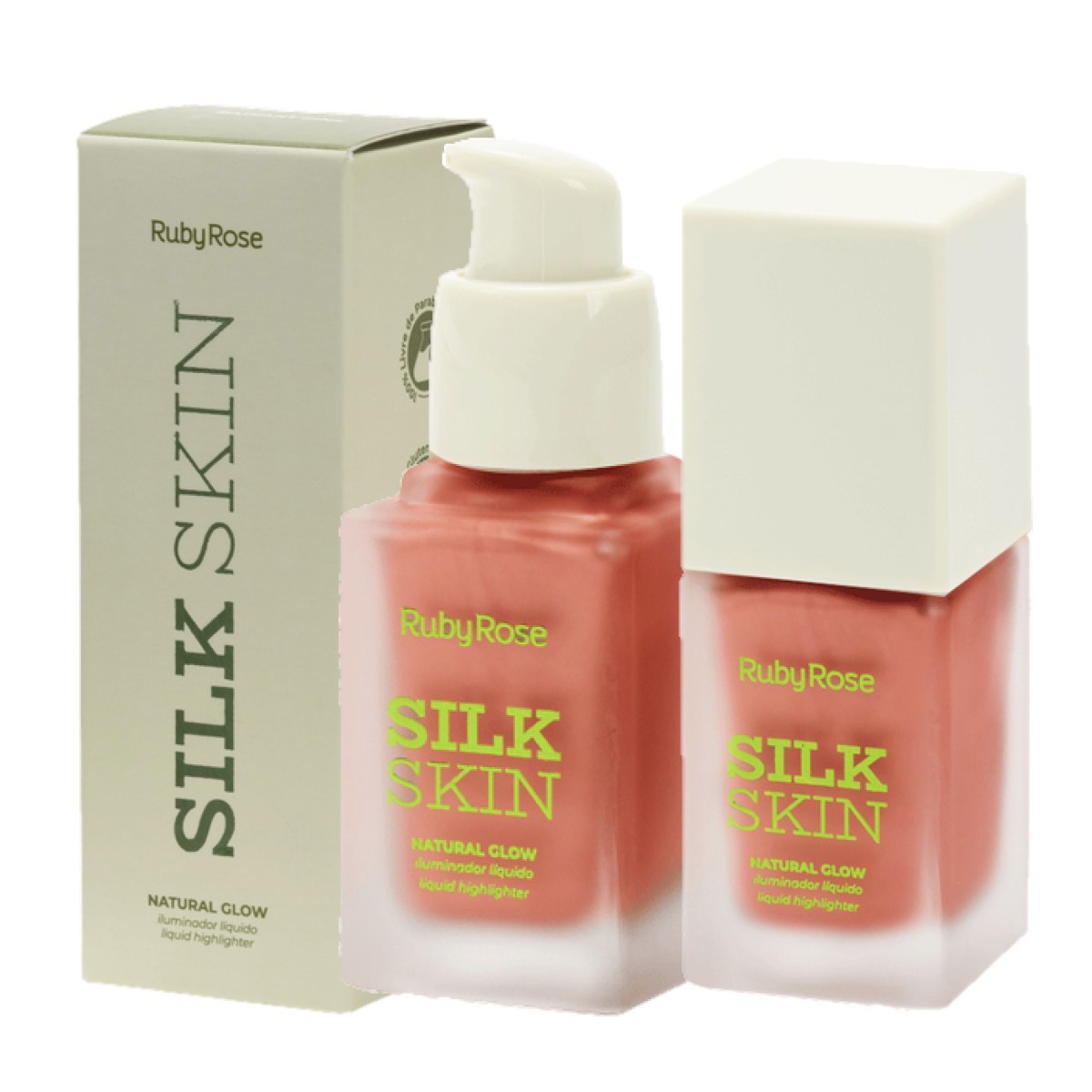 Ruby Rose - Iluminador Liquido Silk Skin Shine On - 12 Und - Distribuidora JCF: Maquiagem e ...