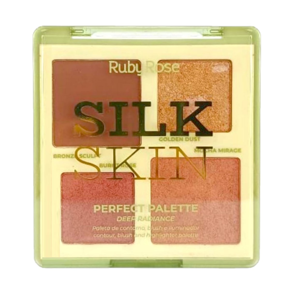 Ruby Rose - Paleta Contorno Blush Iluminador Deep Radiance - HBM1003-C3 ...