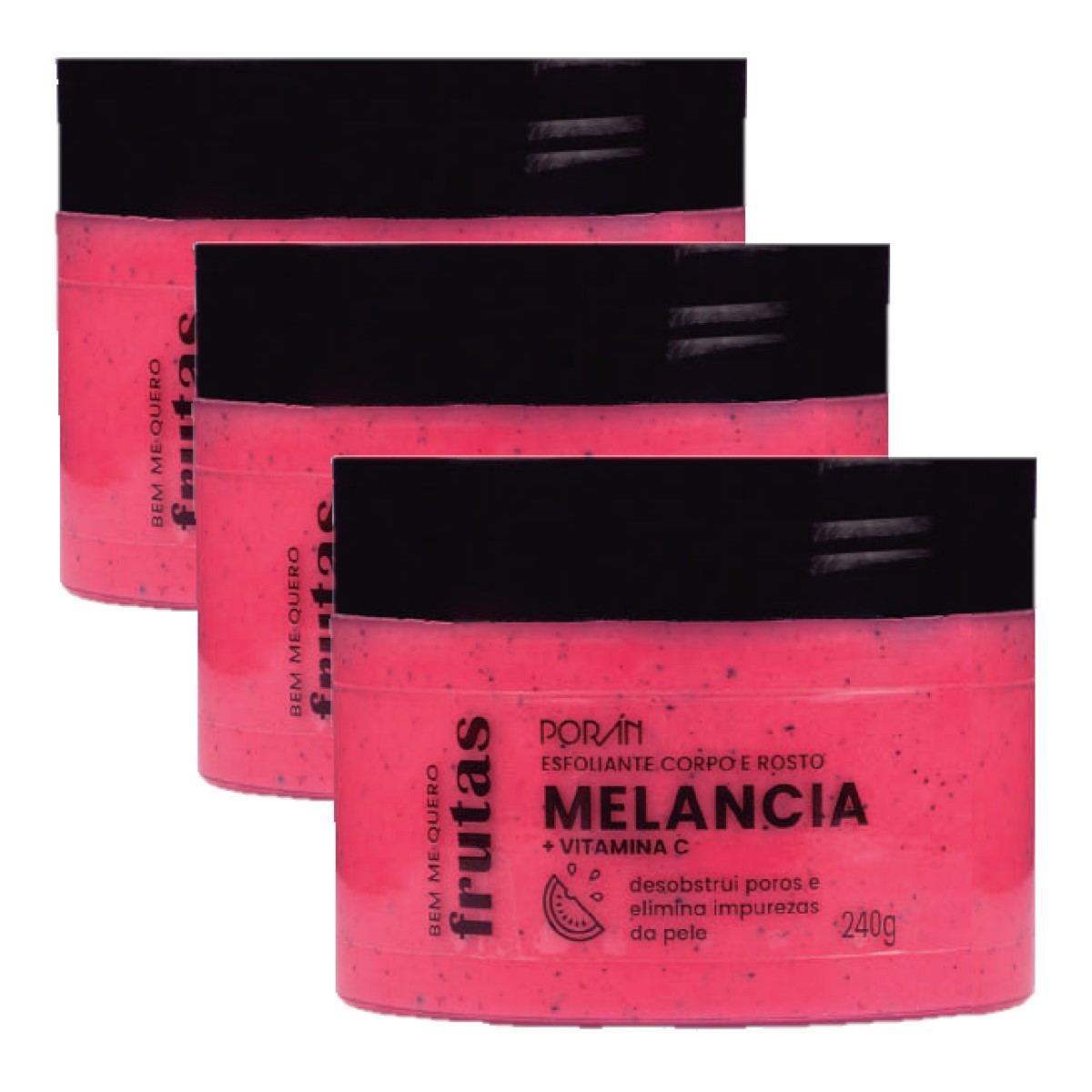 Poran - Esfoliante Corpo e Rosto Melancia Vit C PR200 - Distribuidora JCF: Maquiagem e ...