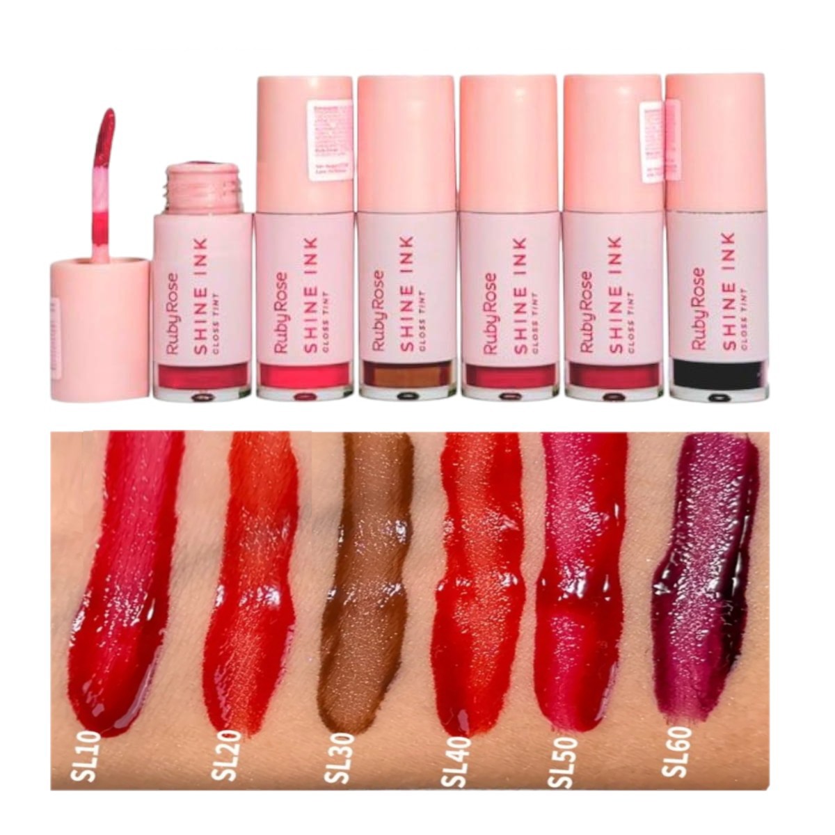 Ruby Rose - Gloss Tint Shine Ink L6600 - Kit 6 Und - Distribuidora JCF ...