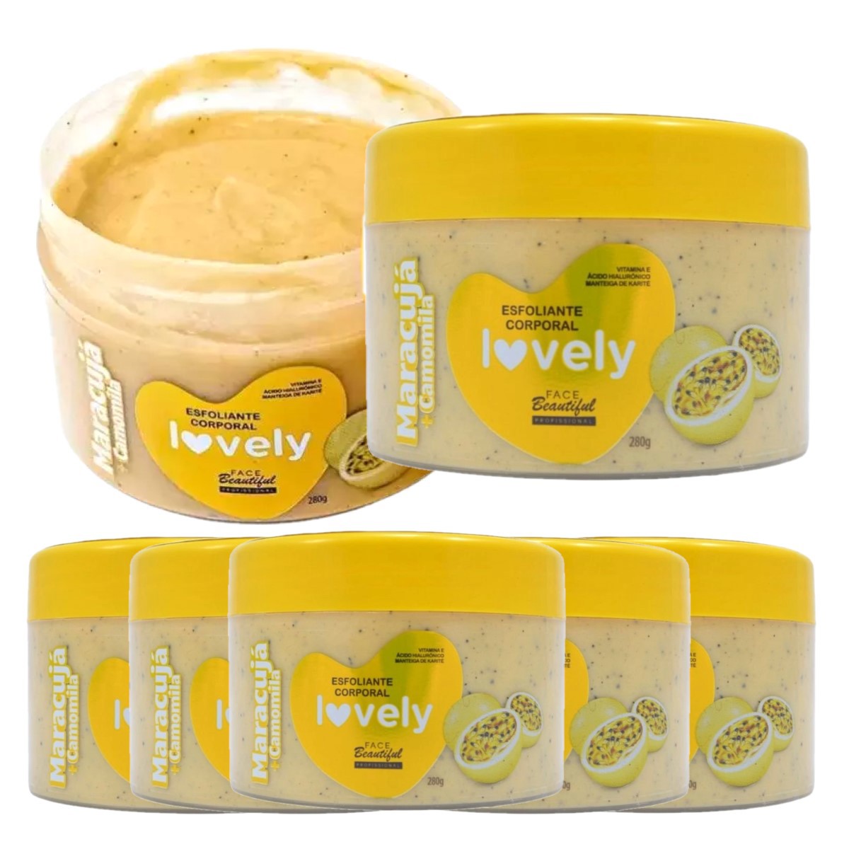 Face Beautiful - Esfoliante Maracuja + Camomila Pote FB407 ...