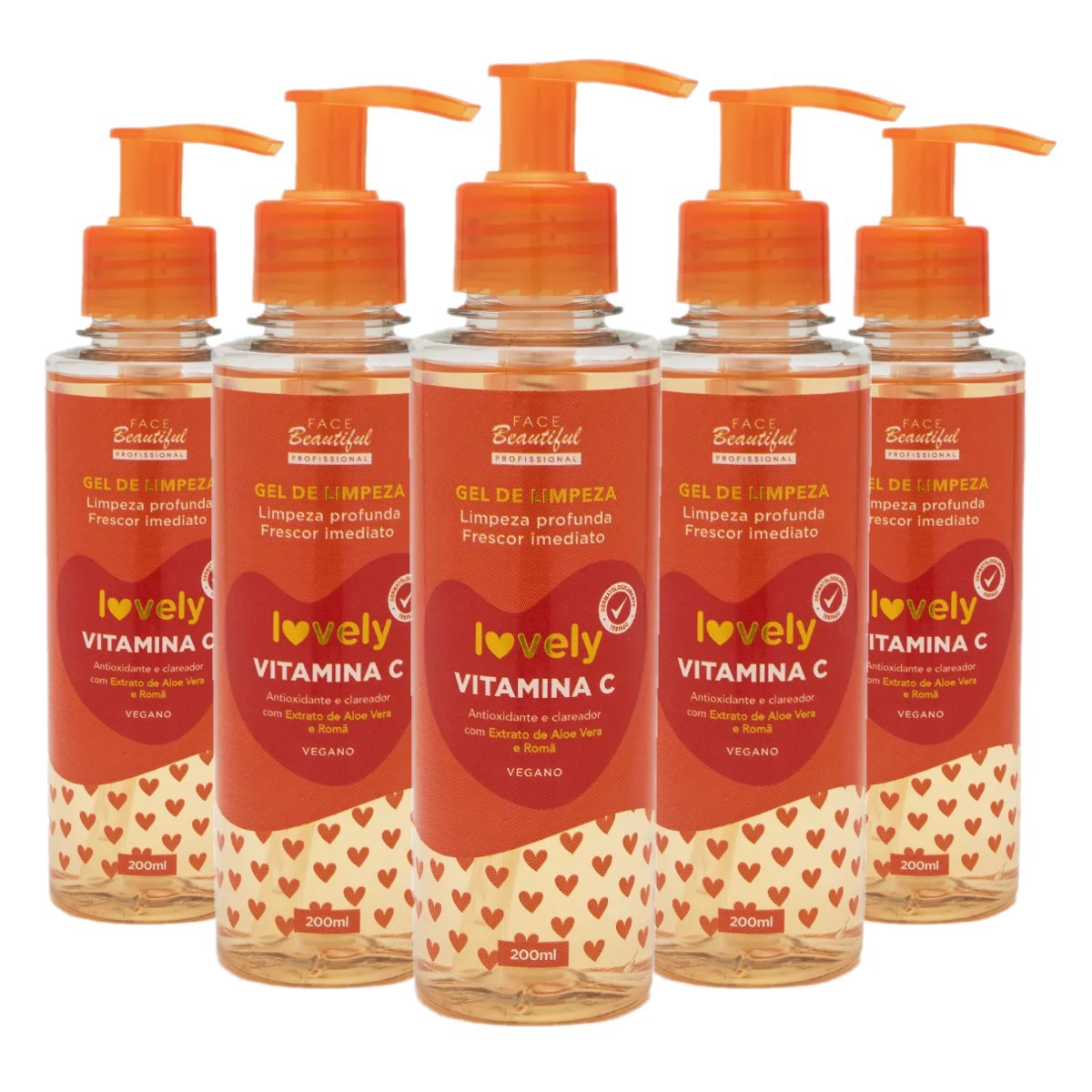 Face Beautiful - Gel de Limpeza Lovely FB474 Vitamina C - Distribuidora ...