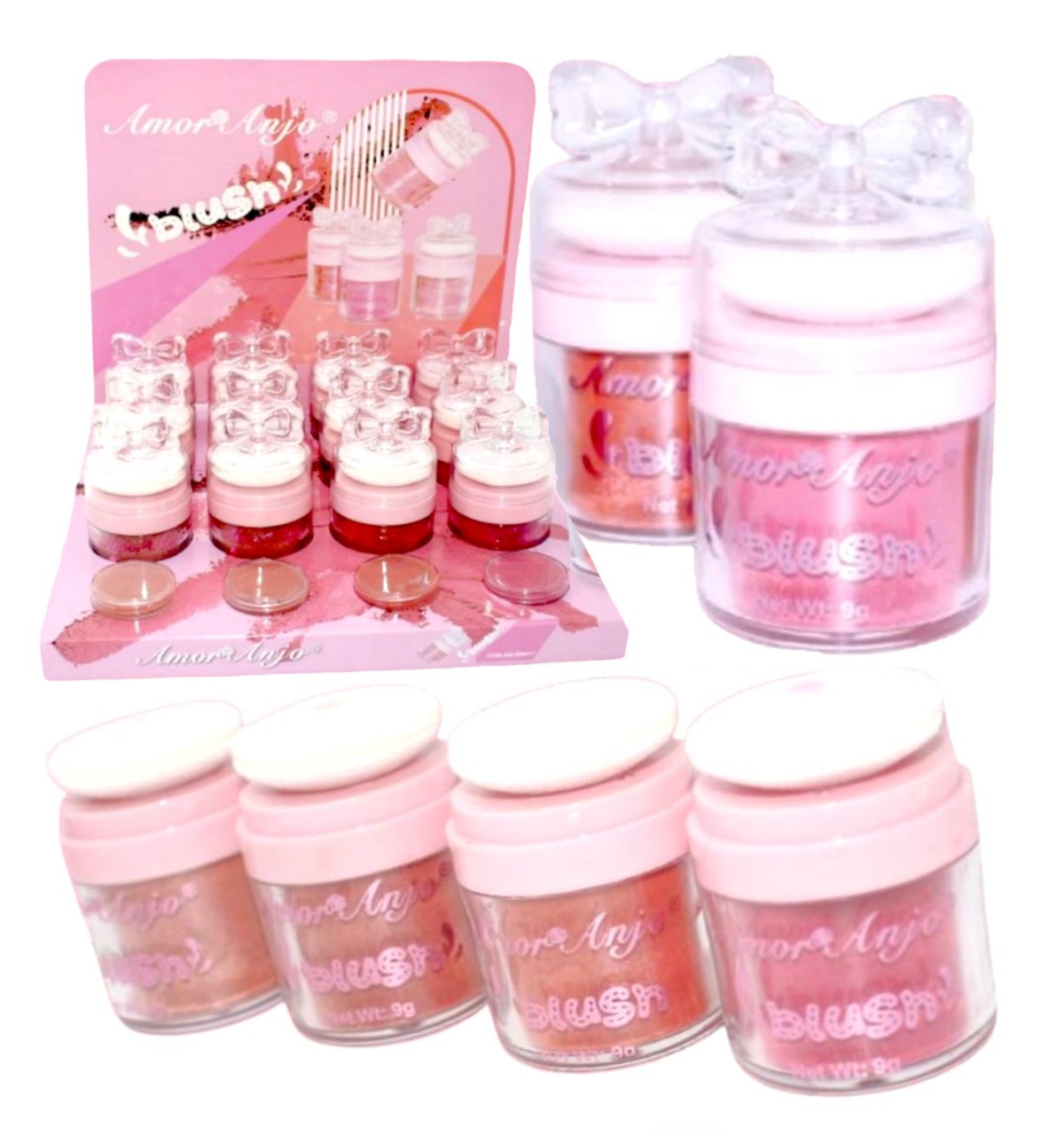 Amor Anjo - Blush Solto c/ Esponja MB017 - 4 Und - Distribuidora JCF ...