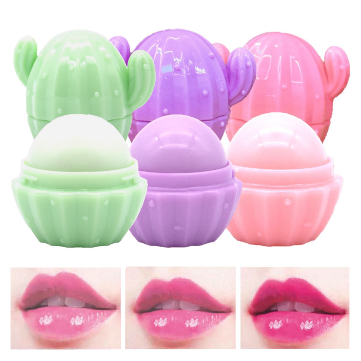 Pink 21 - Lip Balm Lovely Cactus CS4810 - 3 Und - Distribuidora JCF ...