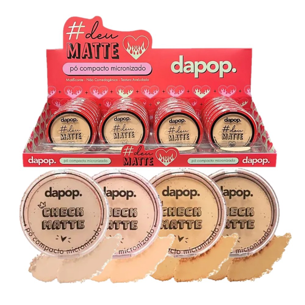 Dapop - Po Compacto Micronizado DP2304 - 4 Und - Distribuidora JCF: Maquiagem e Cosméticos no ...