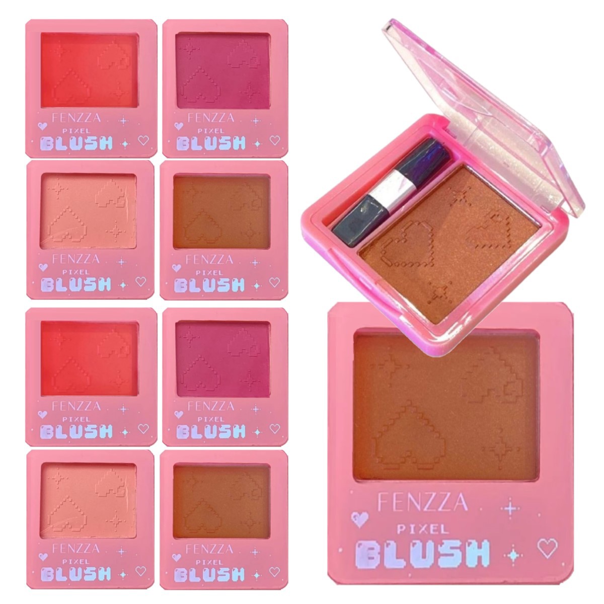 Fenzza - Blush Compacto Pixel FZ32033 - BONUS - Distribuidora JCF ...