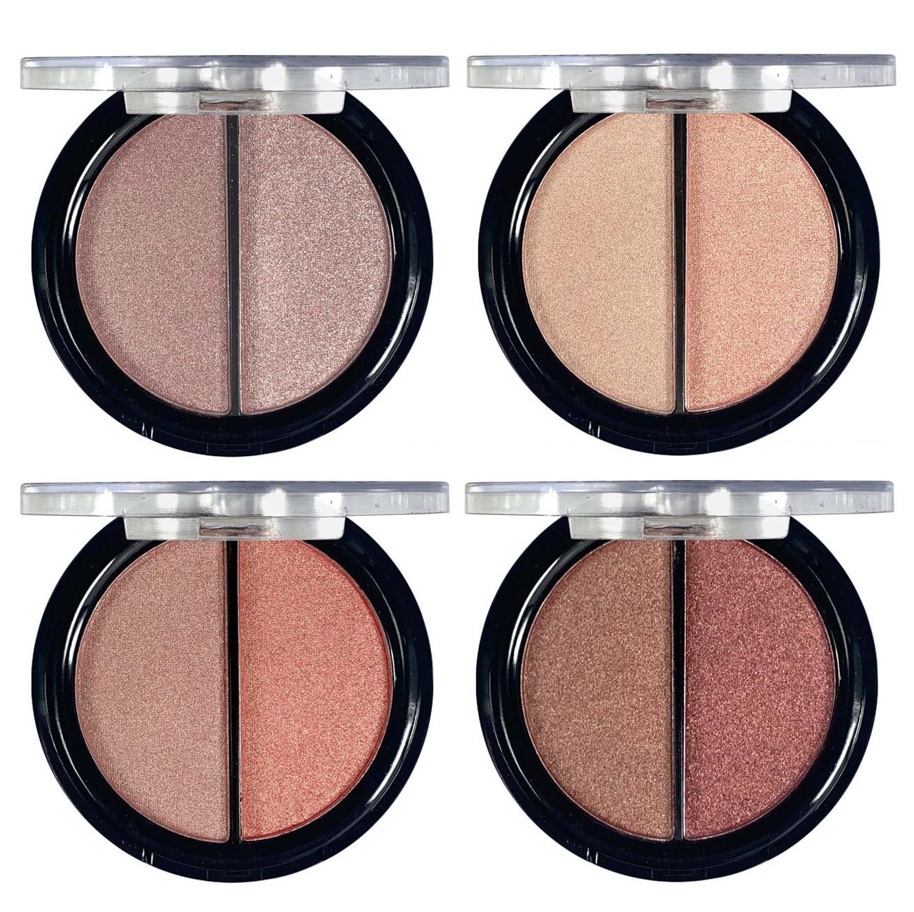 Iluminador Glow Duo Highlighter Ruby Rose HB-7522 - Kit com 4 Unidades - Distribuidora JCF ...