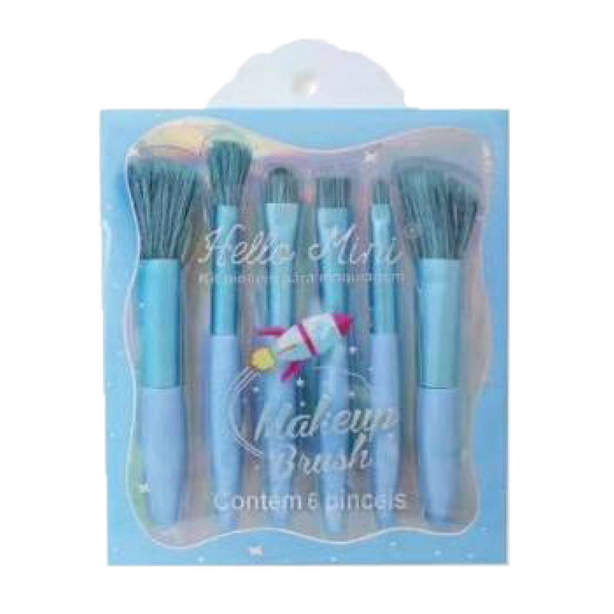 Hello Mini - Kit 6 Pinceis para Maquiagem BKT484 - 12 Kits ...