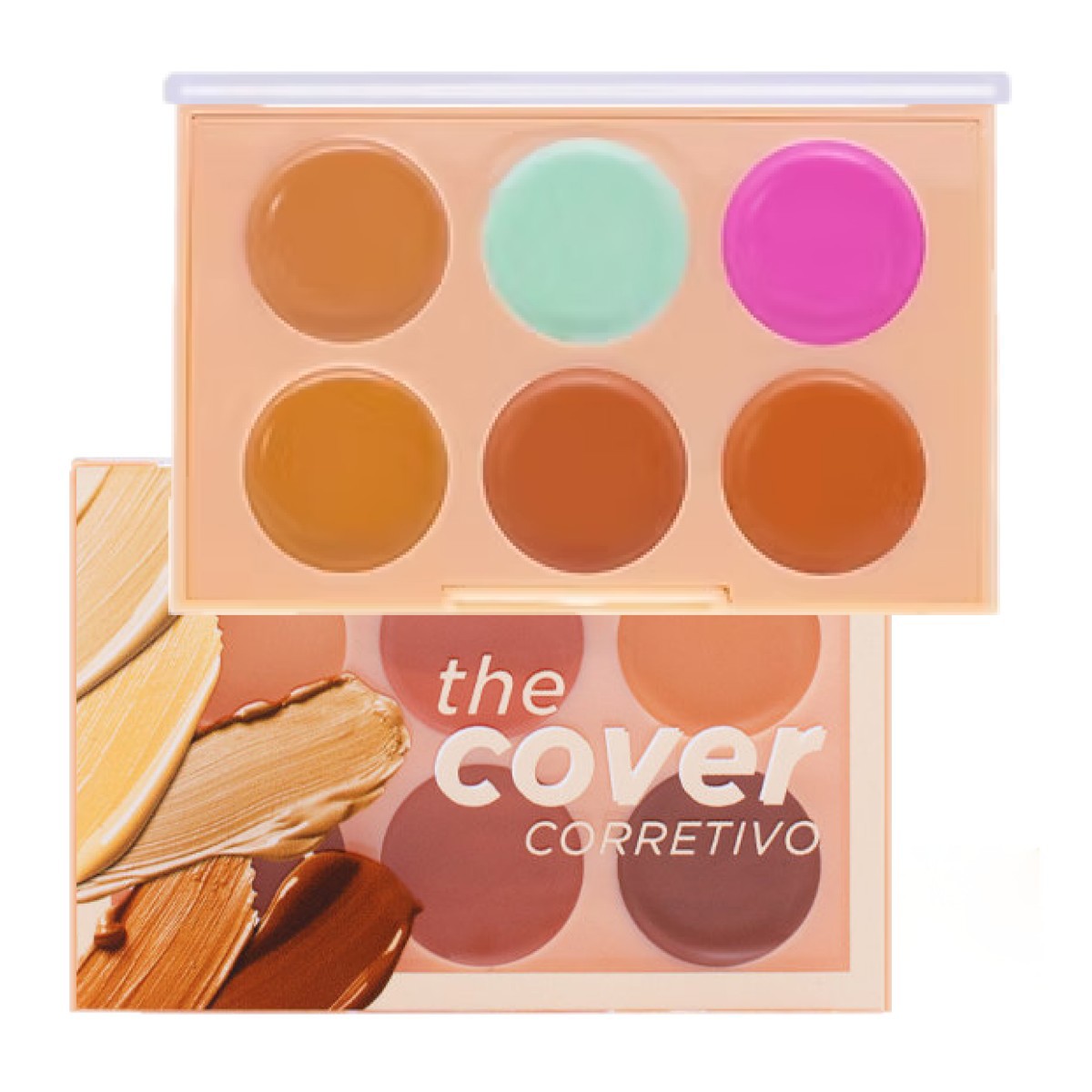 Pink 21 - Paleta de Corretivo The Cover CS5486 - 3 Und - Distribuidora ...