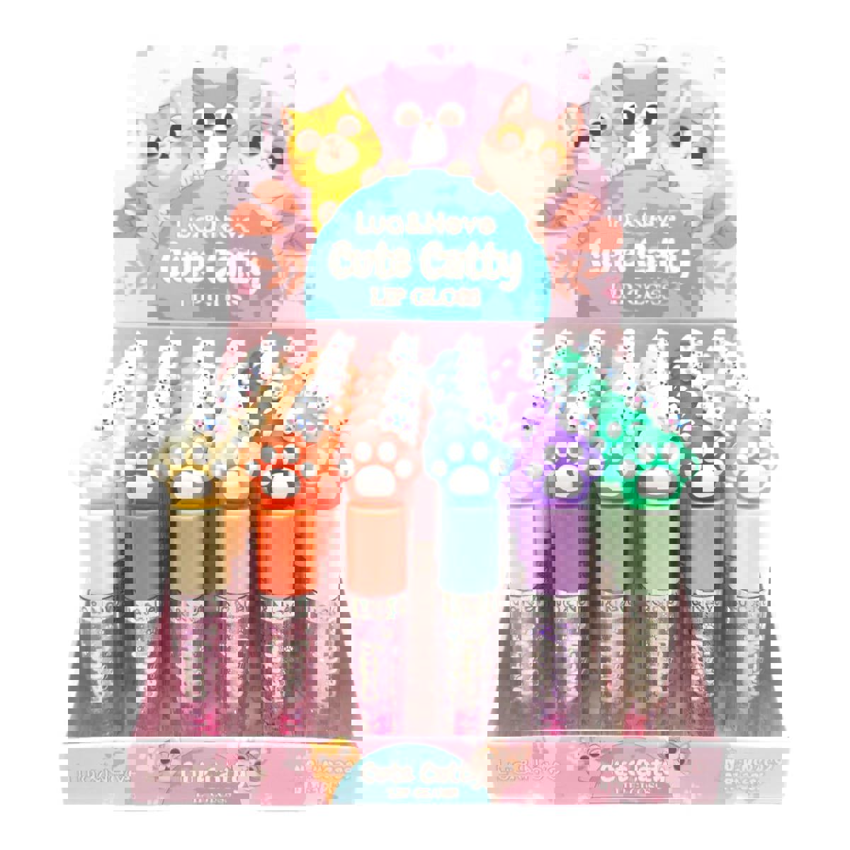 Lua e Neve - Lip Gloss Cute Catty Gato LN07029 - 6 Und - Distribuidora ...