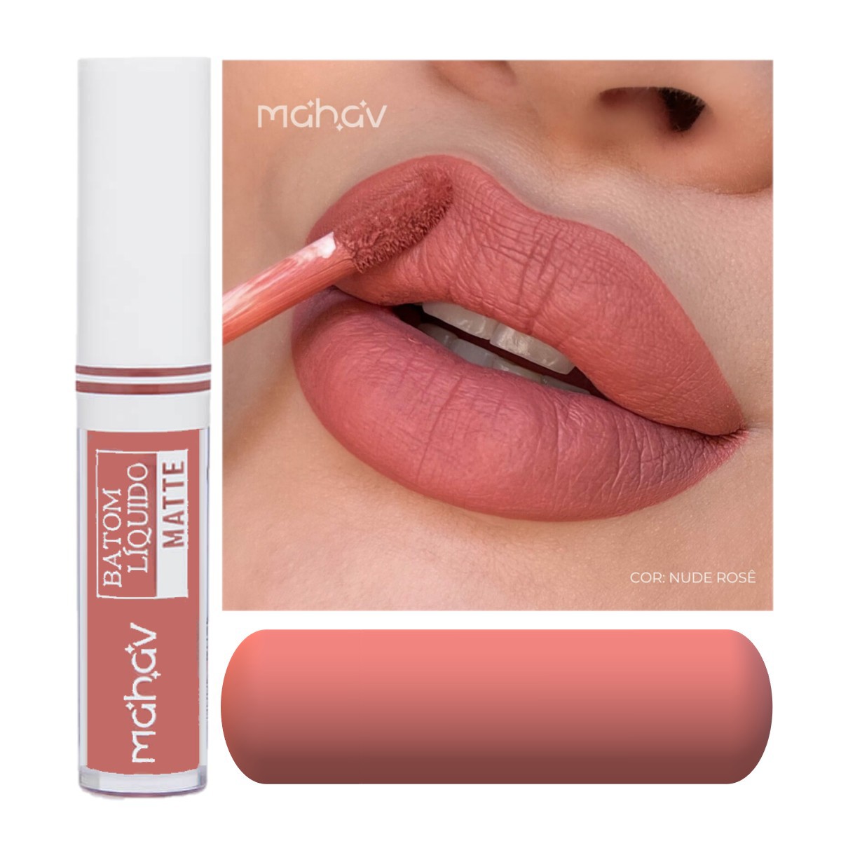 Mahav - Batom Liquido Matte Nude Rose - Box C/12 e Prov - Distribuidora ...