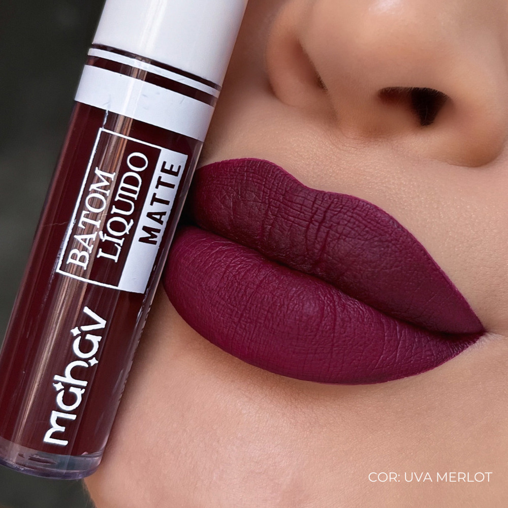 Mahav - Batom Liquido Matte Uva Merlot BLMVUM - 12 Und - Distribuidora ...