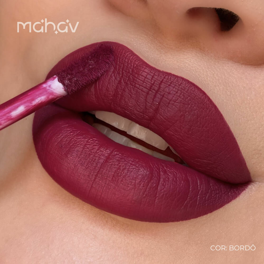 Mahav - Batom Liquido Matte Bordo - Display C/12 e Prov - Distribuidora ...